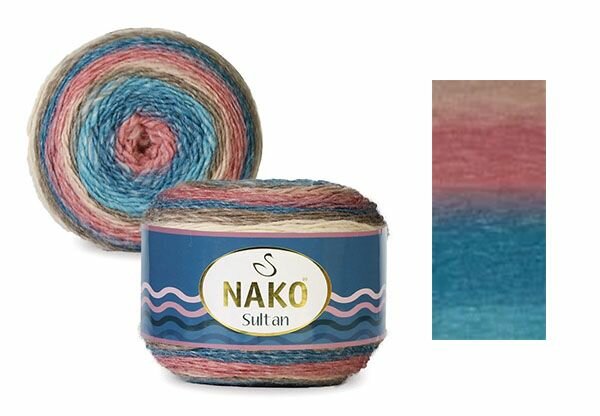 Пряжа Nako SULTAN 100% акрил (4 мотка по 150гр.-480м.)76066