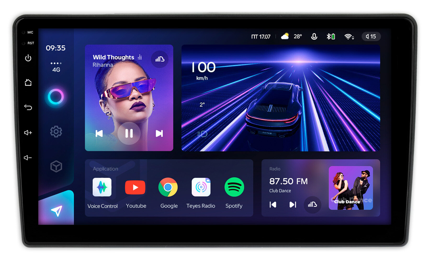 Штатная магнитола Teyes CC3 360 6/128 9" RM-9-259 Hyundai i40 2011-2015 Android 10 (4G-SIM, DSP, QLed)