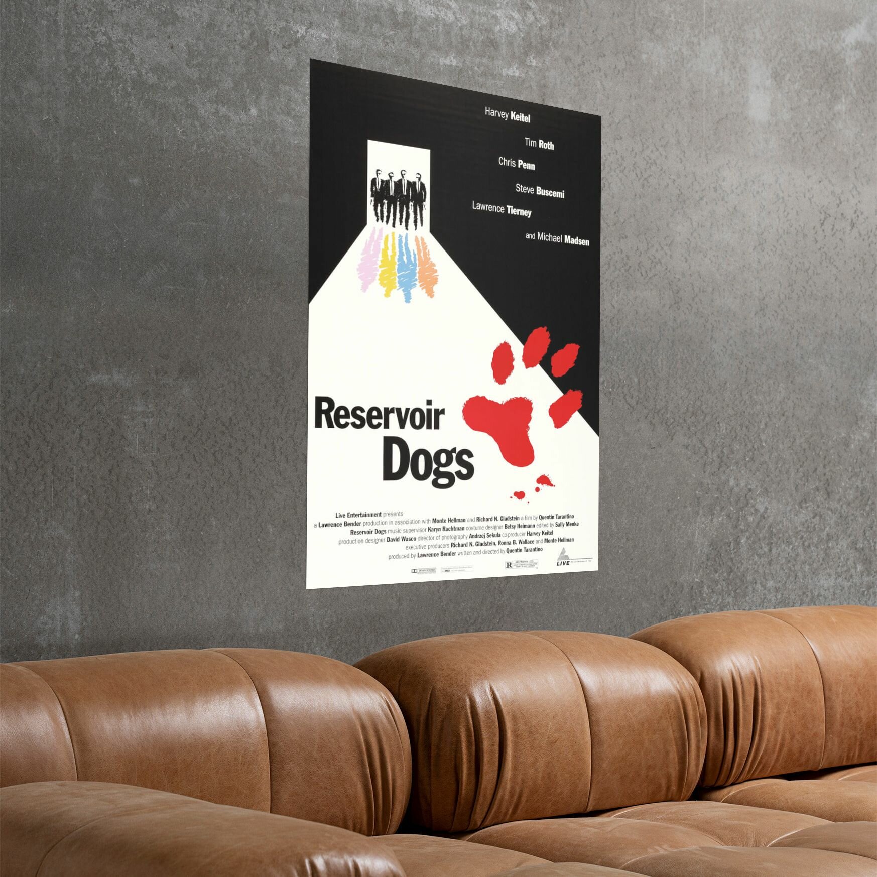 Интерьeрный постер (плакат на стену) по фильму Бешеные псы - 40x60 см. - от Poster4me