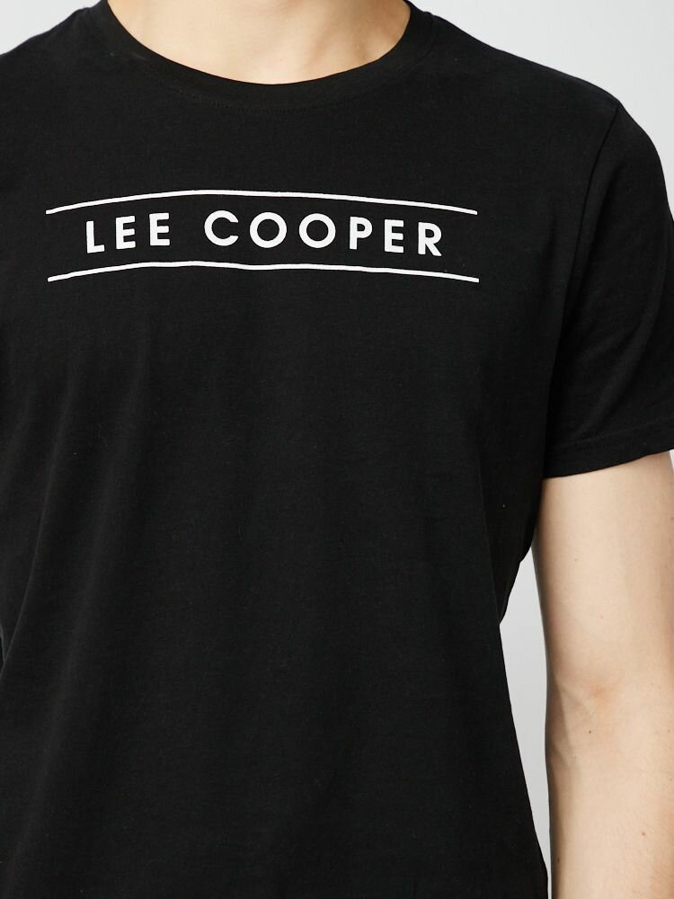 Футболка Lee Cooper, размер L, черный — фото 1