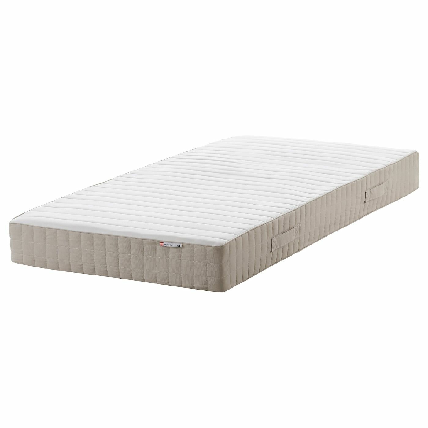 HETLEVIK Пружинный матрас IKEA, жесткий/бежевый 90x200 см (10308283)