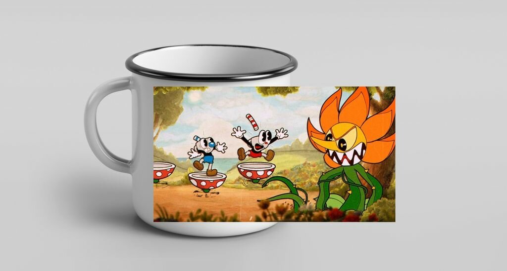 Кружка металлическая эмалированная Cuphead/ Капхед №10