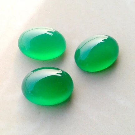 Кабошоны из агата и сердолика PANGEM, 2 шт. 15x20mm 2pcs