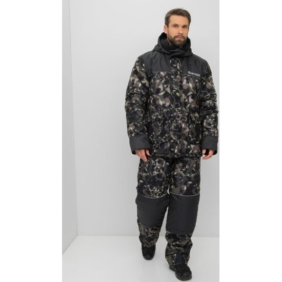 Костюм зимний Huntsman Альтаир цвет КМФ 004 (кубики) ткань Alova , разм. 52-54/170-176