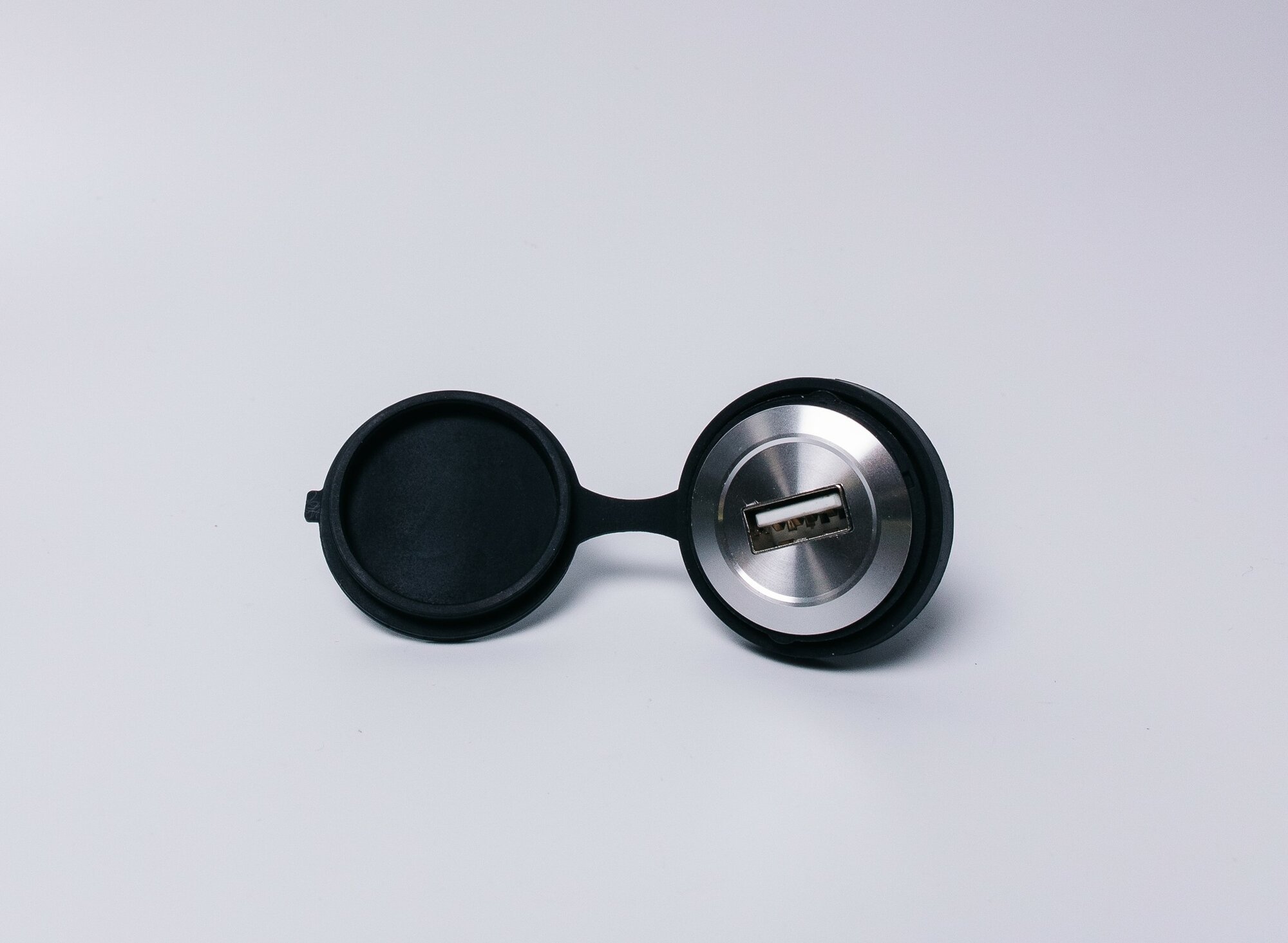 Металлический разъем USB 22 мм (USB 2.0 мама A - мама A)