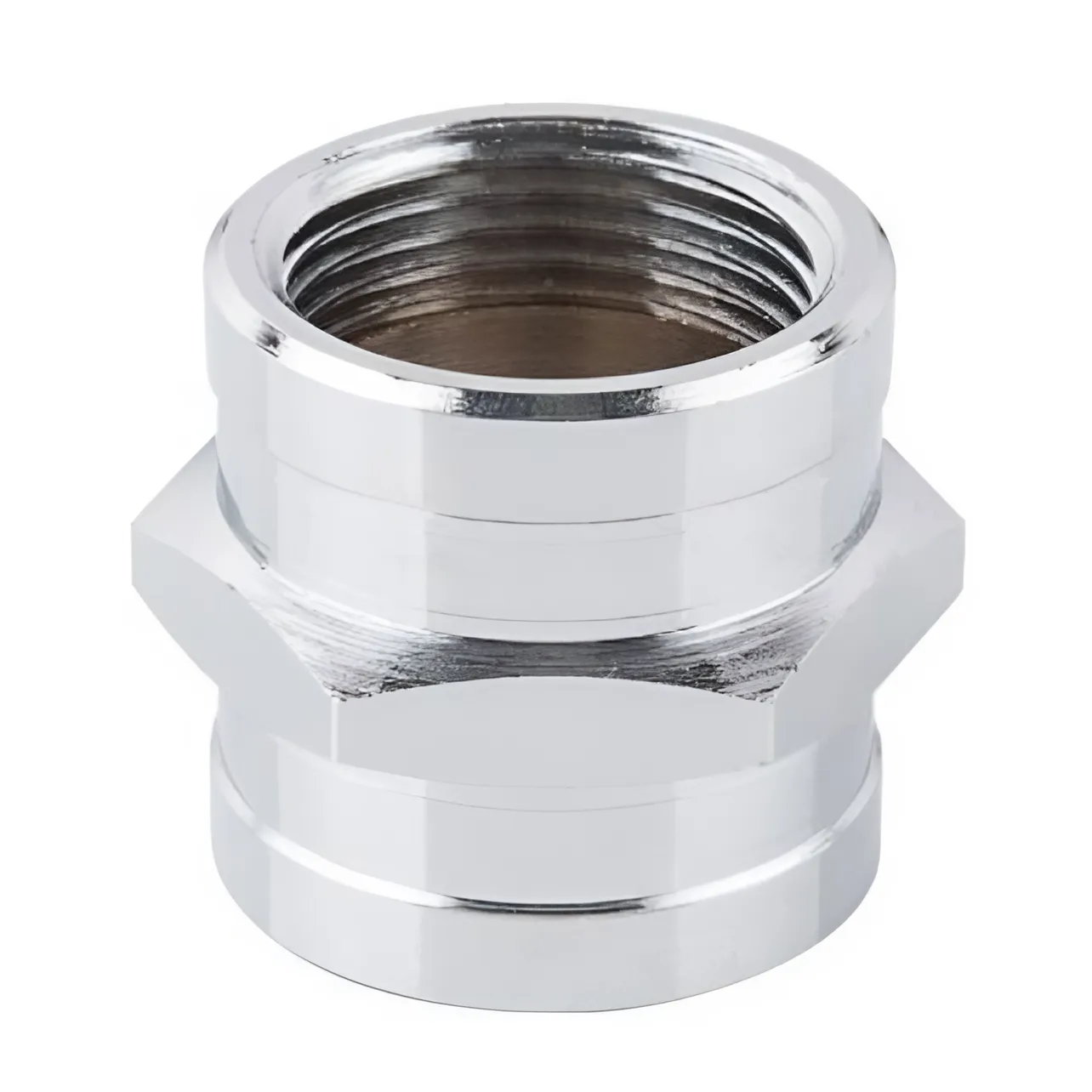 Латунная муфта AV Engineering с внутренней резьбой 1", хромированная (AVE302006)