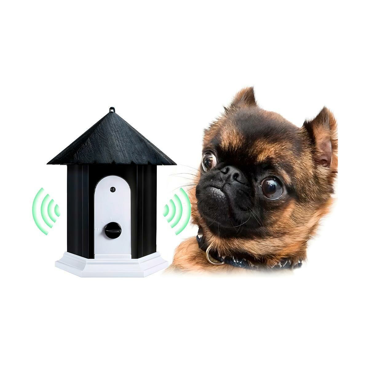 Ультразвуковой домик антилай для собак SAW-AU10 (EU) (S1990RU) - антигав маленький, антилай ультразвуковой, стационарный анти лай.