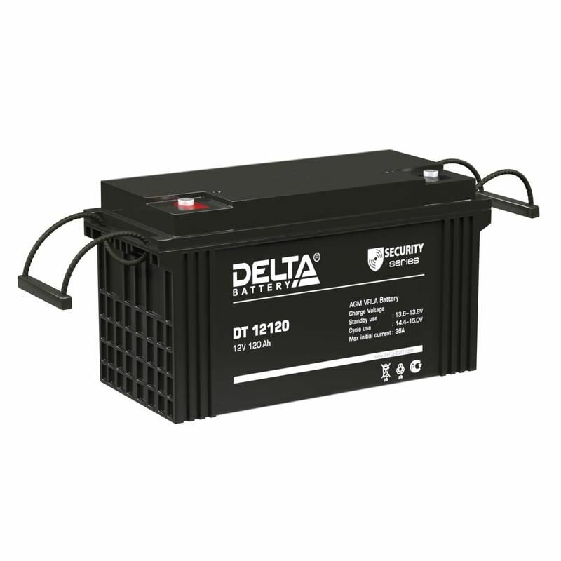 Аккумулятор ОПС 12В 120А. ч Delta DT 12120