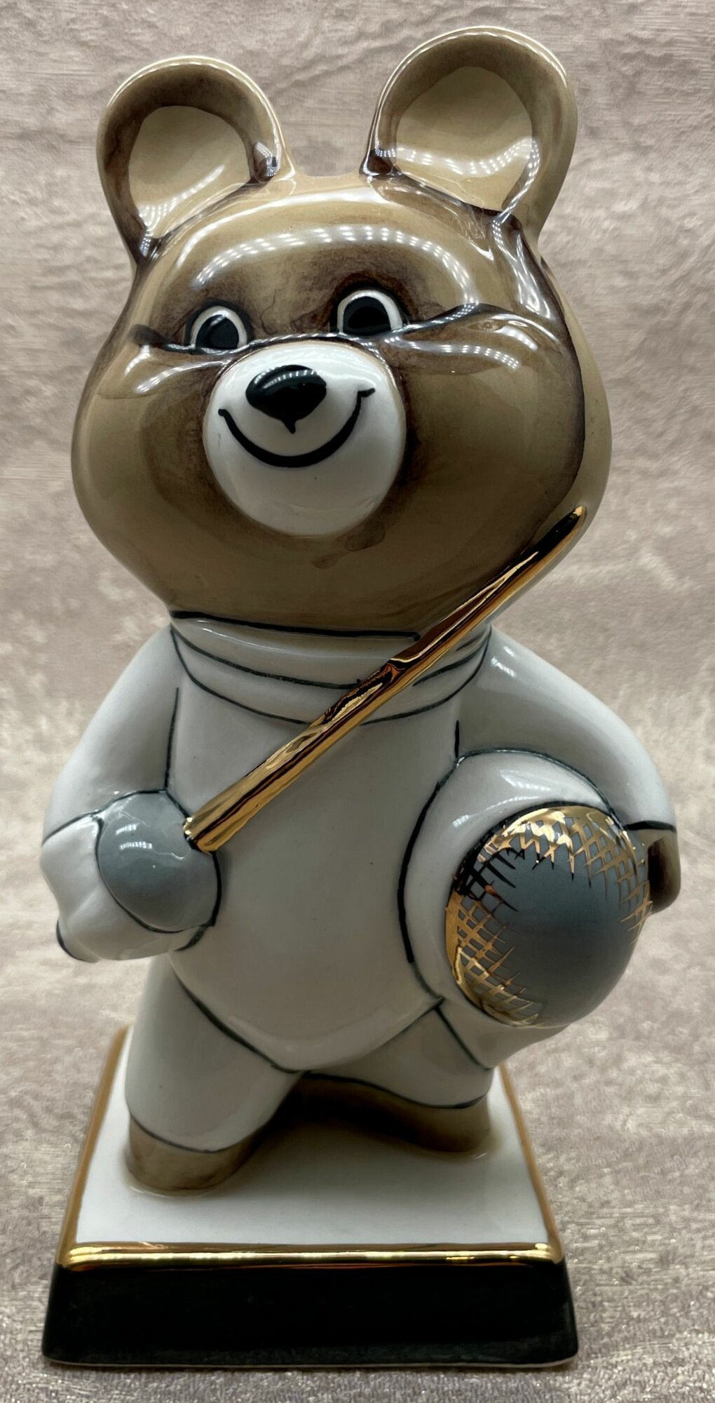 Олимпийский мишка 1980 Фехтовальщик. Современное производство Вербилки