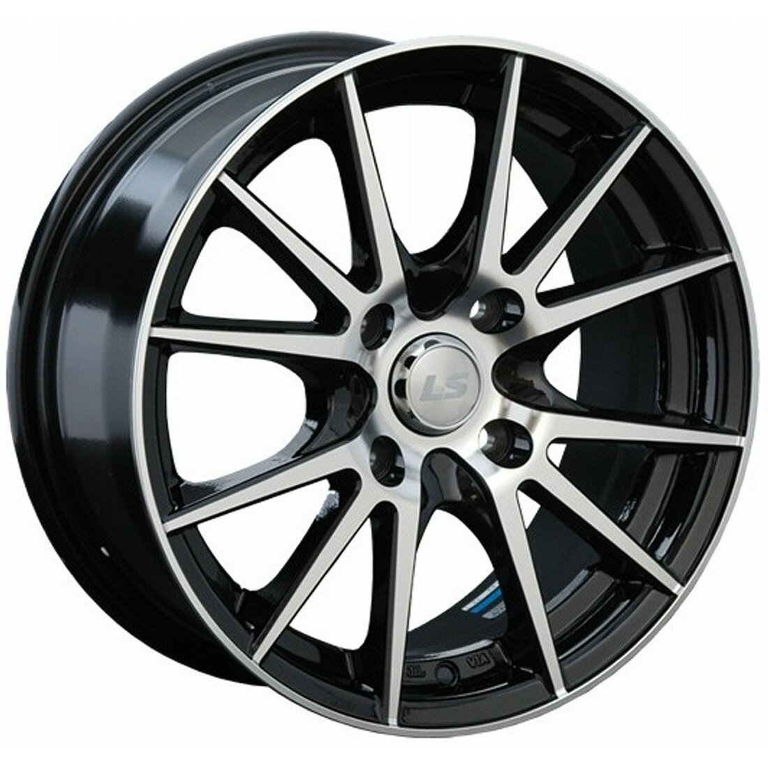 Колесный диск LS 143 6,5x15 4x114,3 ET40 73,1 BKF литой для автомобиля