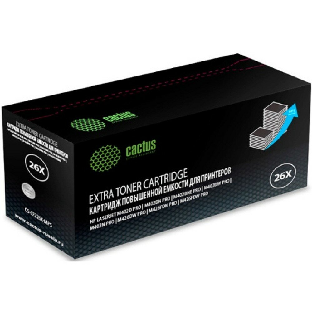 Тонер CACTUS CS-CF226X , Черный