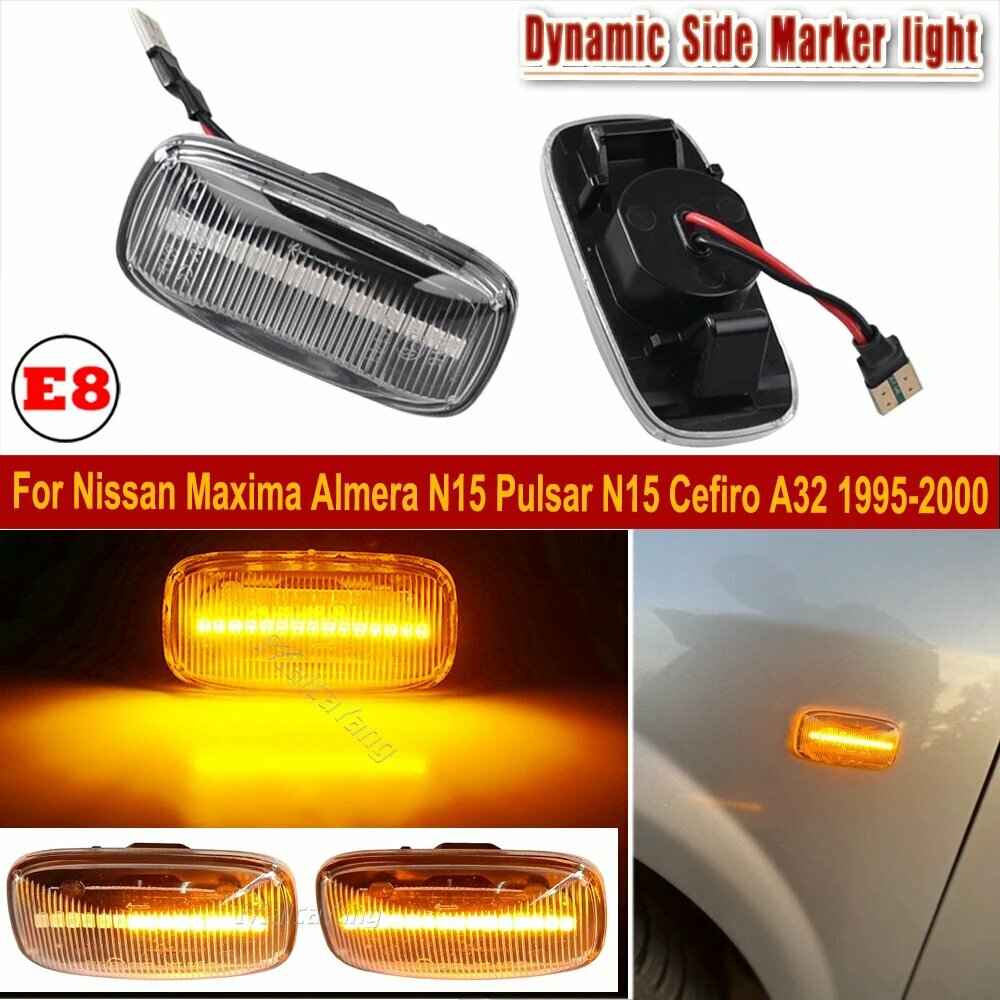 2 шт. для Nissan Skyline R34 Almera N15 N16 Pulsar Maxima QX Sunny G10 Primera P11 Dynamic Crystal