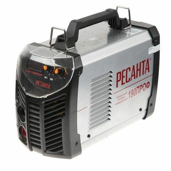 Аппарат сварочный РЕСАНТА СА190 ПРОФ инверторный 190А 100-260В сварки электродом 5-1,6мм ЖК-дисплеем