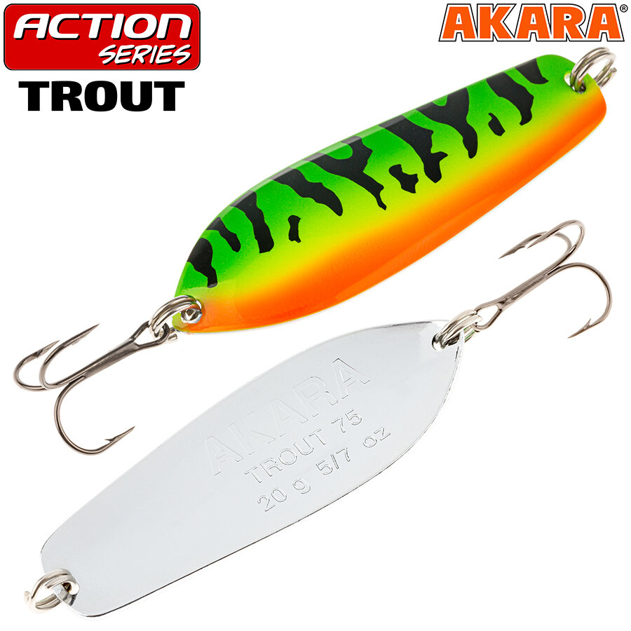 Блесна колеб. Akara Action Series Trout 55 11,5 гр. AB133