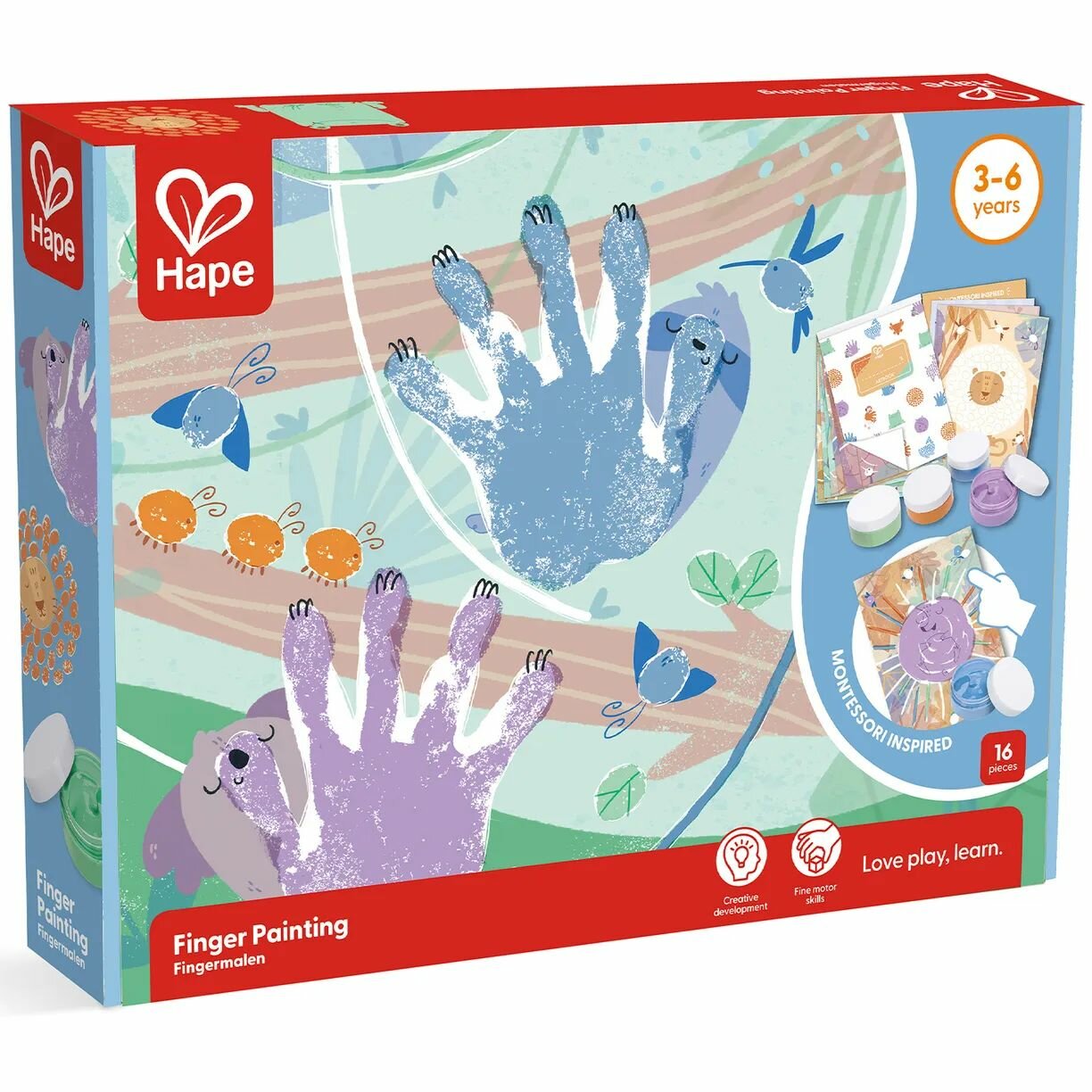 Набор для творчества HAPE Пальчиковая раскраска Юный Пикассо