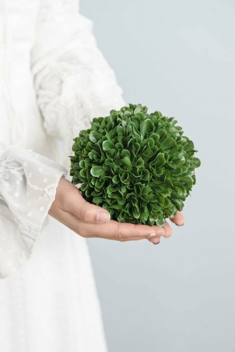 29400 Шар декоративный Самшит 13х13х13см, Пластик, бумага, Glasar