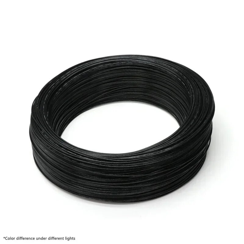 PTFE провод 30/28/26/24/22/20/18/16/14/13/12/10 AWG для 3D принтера 20AWG, Black, 10 Meters