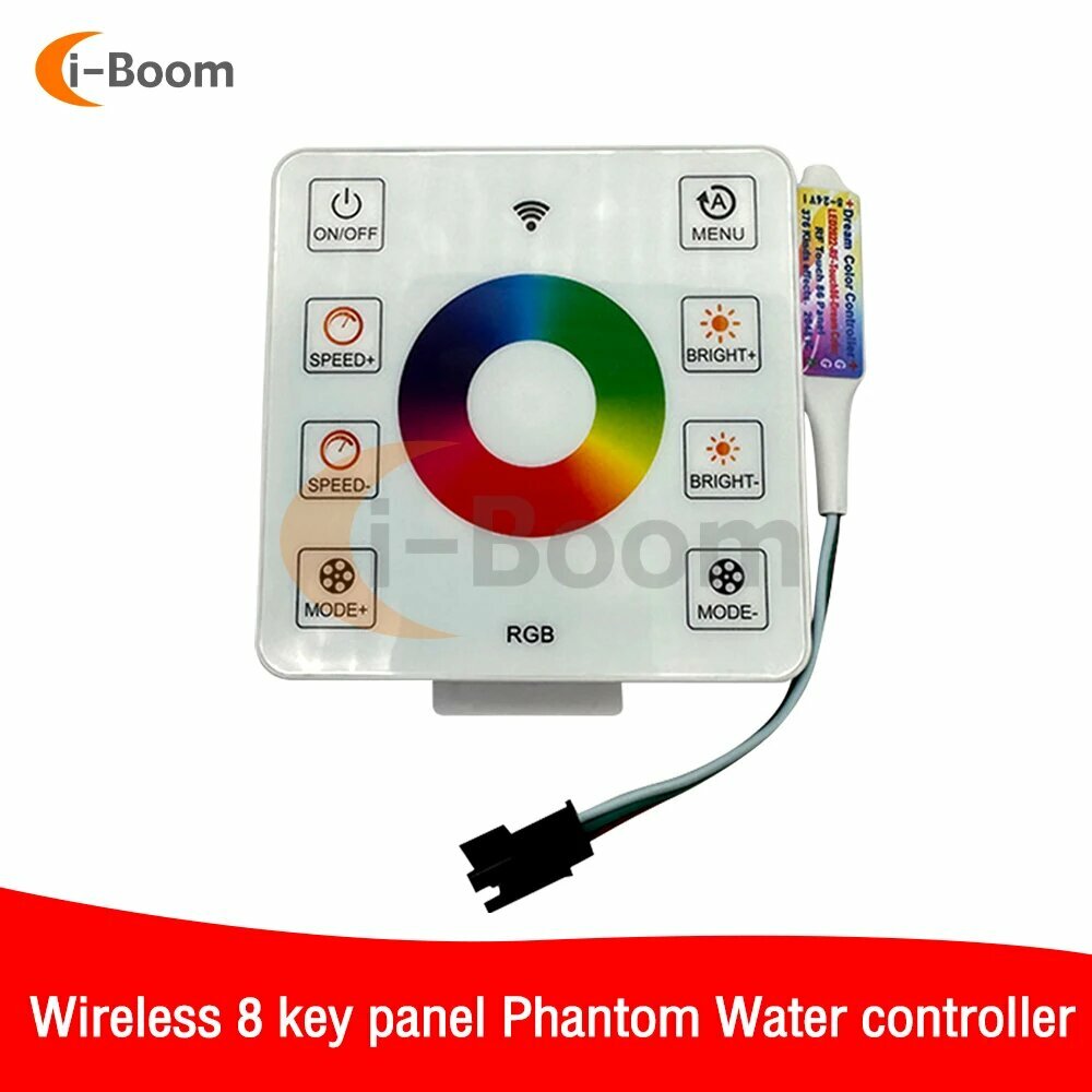 5-24 В постоянного тока, 8 клавиш, сенсорная панель, светодиодный контроллер для WS2812B WS2811, светодиодная лента RGB с проточной водой, светодиодная лента для скачек