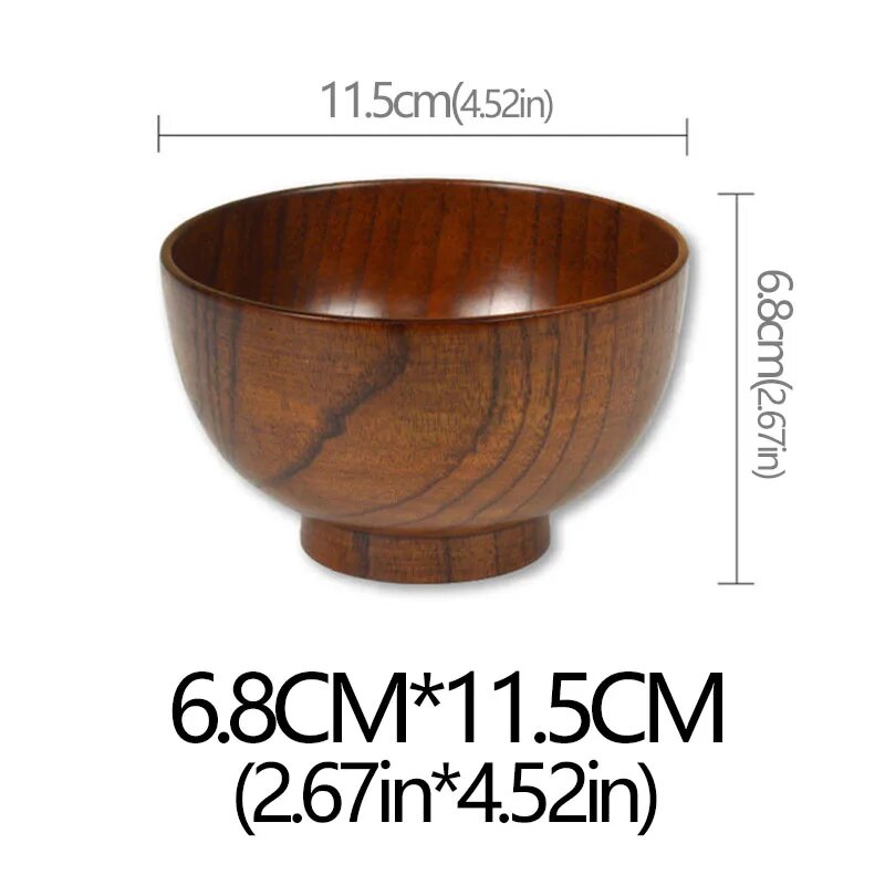 Японская деревянная миска из кислого мармелада, детская миска, деревянная миска из кислого мармелада, салатница, бытовая миска для супа, миска для лапши, бытовая посуда