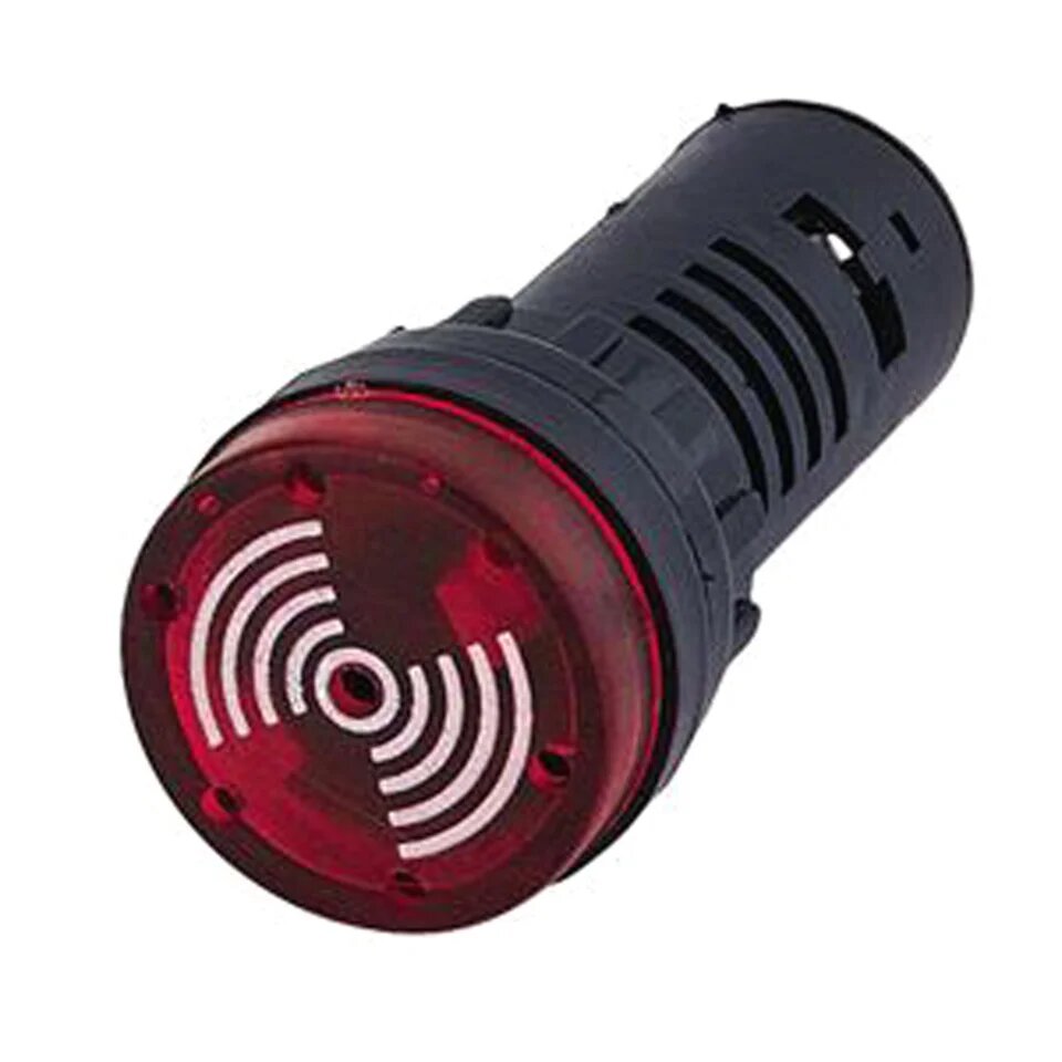 Светодиодный мигающий индикатор ABILKEEN AD16-22SM, 12V Red LED, 22мм