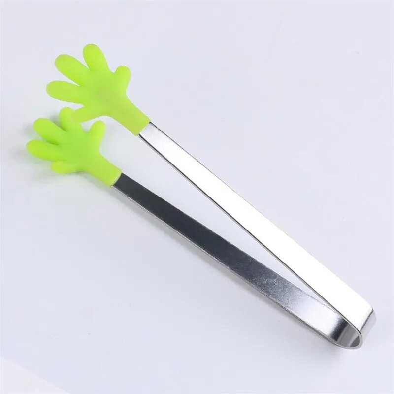 Мини силиконовые щипцы для еды Зеленый, светло-зеленый