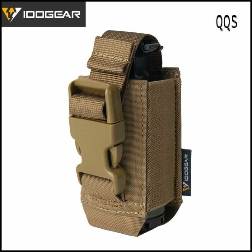 Подсумок Для Тактических Журналов IDOGEAR Тактическая одиночная сумка-фонарик переноски инструментов Многофункциональный MOLLE 3593