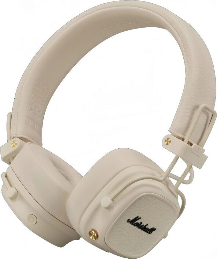 Беспроводные наушники Marshall Major V, кремовый