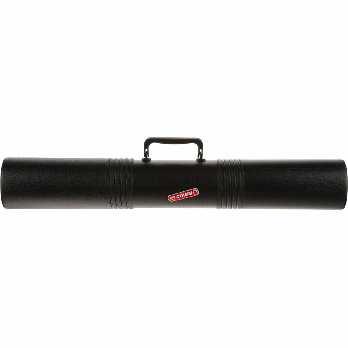 Тубус 3-х секционный Стамм ПТ41 (D=100мм, длина 650мм) черный, с ручкой, 9шт.