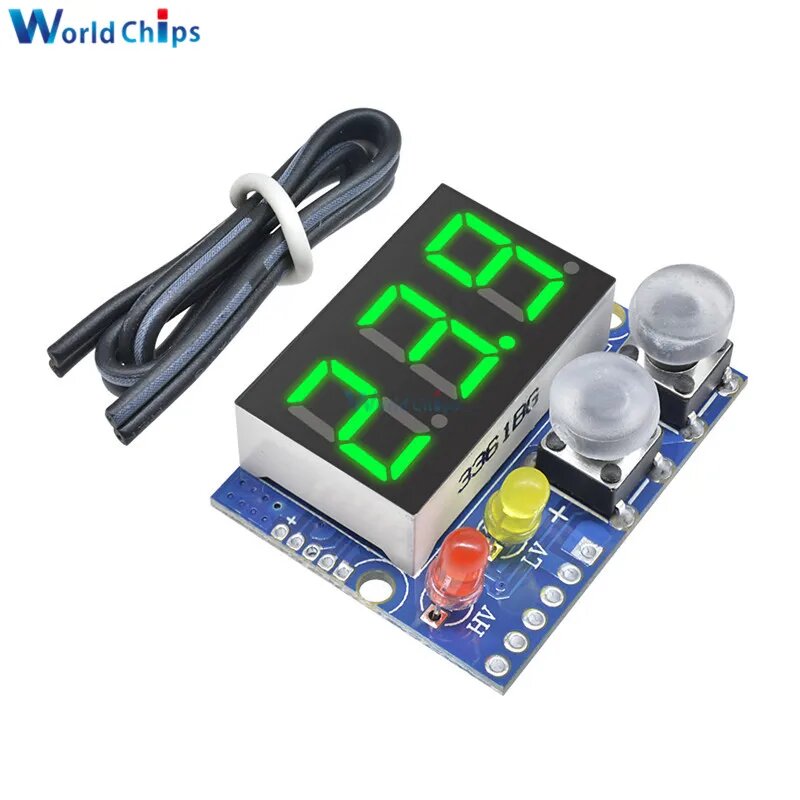 Diymore Green LED Panel Цифровой вольтметр 0-99.9V