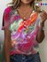 Блуза  Весна-лето 2024, размер 3XL, красный
