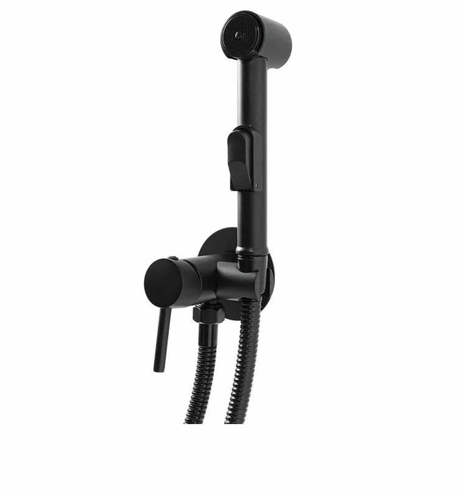 Настенный гигиенический набор для биде Славен СЛ-ОД-Д-53 черный