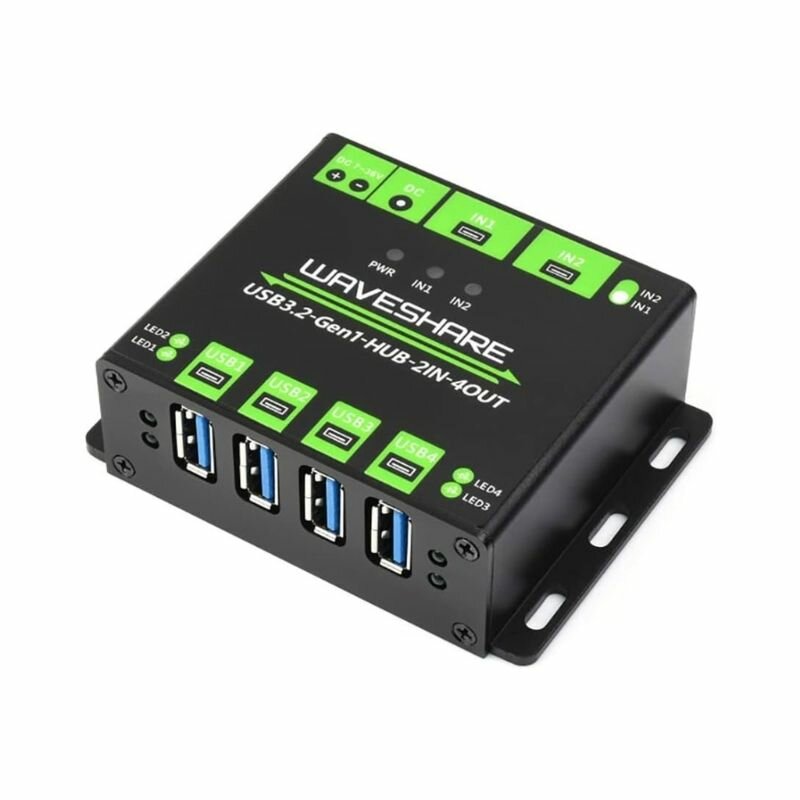 Промышленный 4-портовый USB 3.2 концентратор