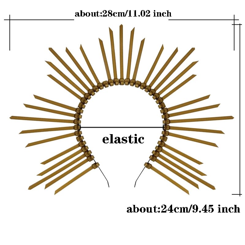 Пластиковая корона для волос gakayong YL2305