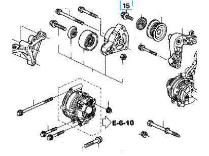 Болт, специальный фланцевый, 10X25 (Оригинал)
