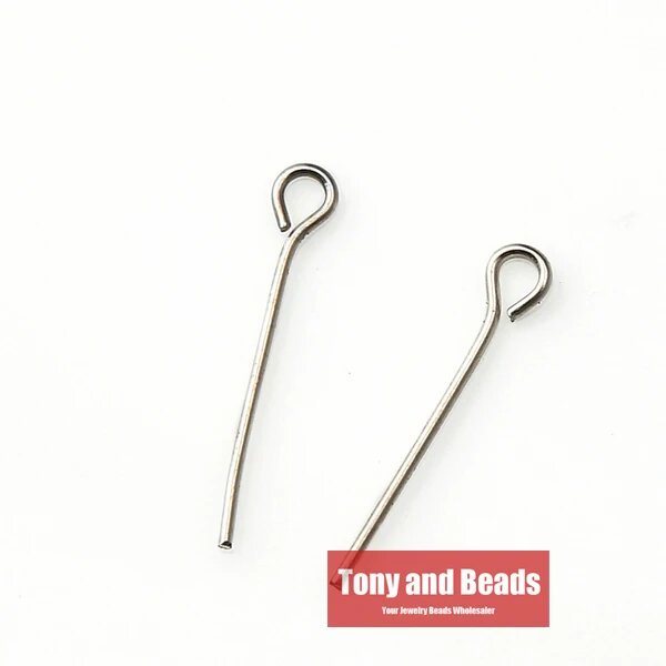 Штифты для бижутерии Tony and Beads, 16 мм, Dull Silver Plt