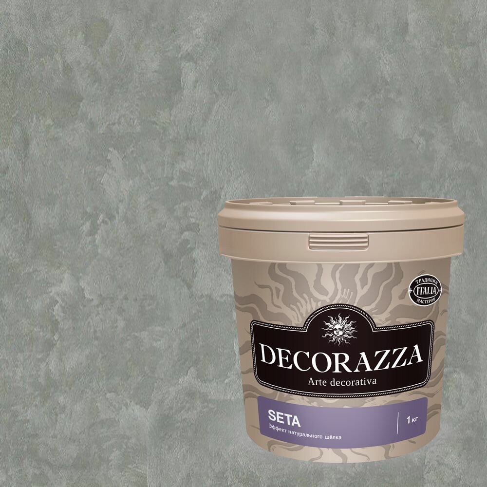 Декоративная штукатурка с эффектом натурального шелка Decorazza Seta (1кг) ST 11-197