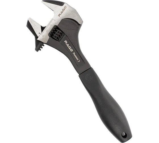 RAGE Furious Ключ разводной усиленный сантехнический с переставной губкой 250 мм 311303