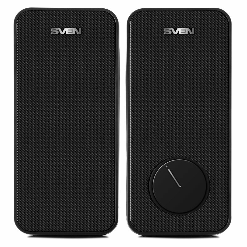 Акустическая система Sven модель 2.0 470, черный, USB, мощность 2x6 Вт (SV-016326)