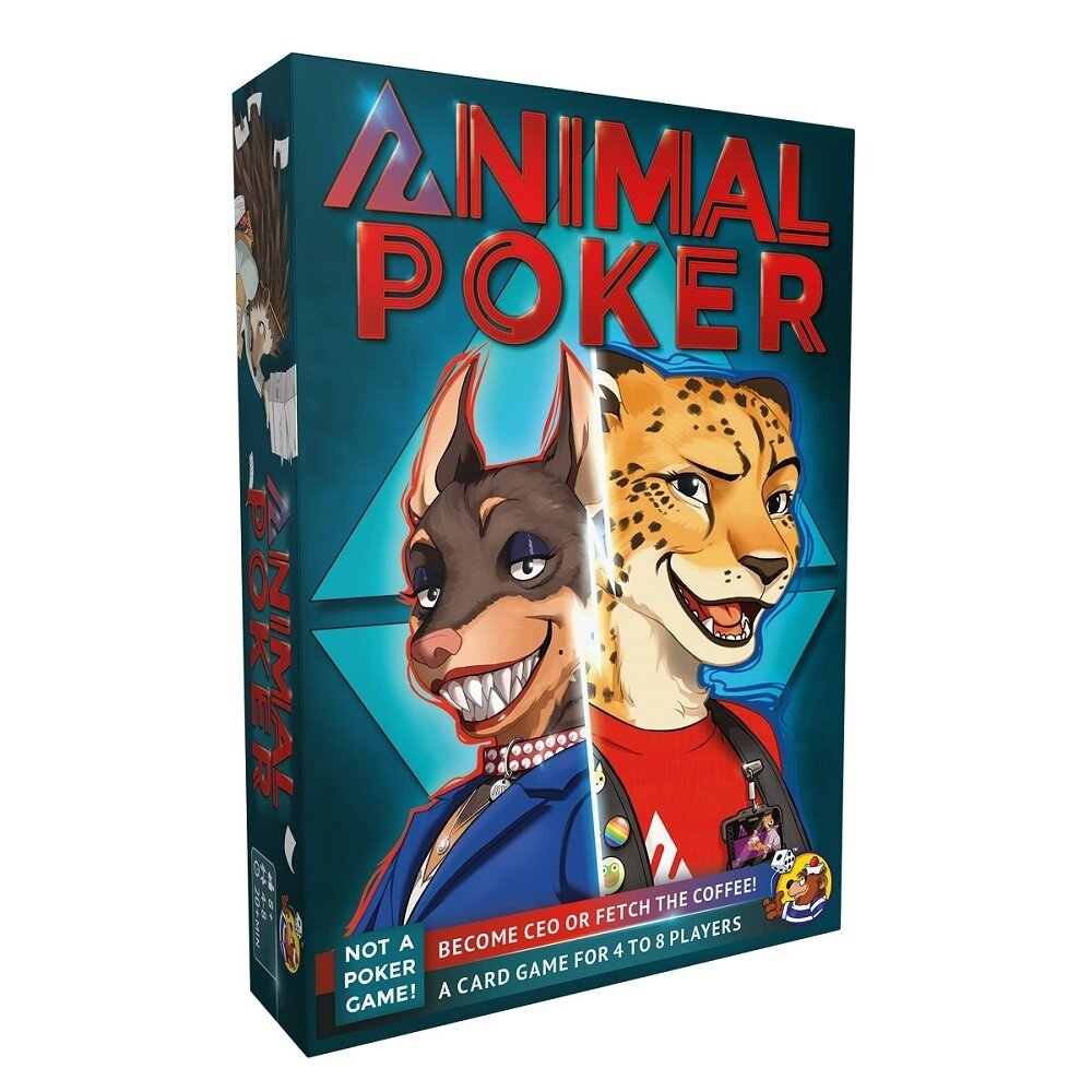 Настольная игра КНР "Animal Poker" Дикий Покер, правила на английском языке