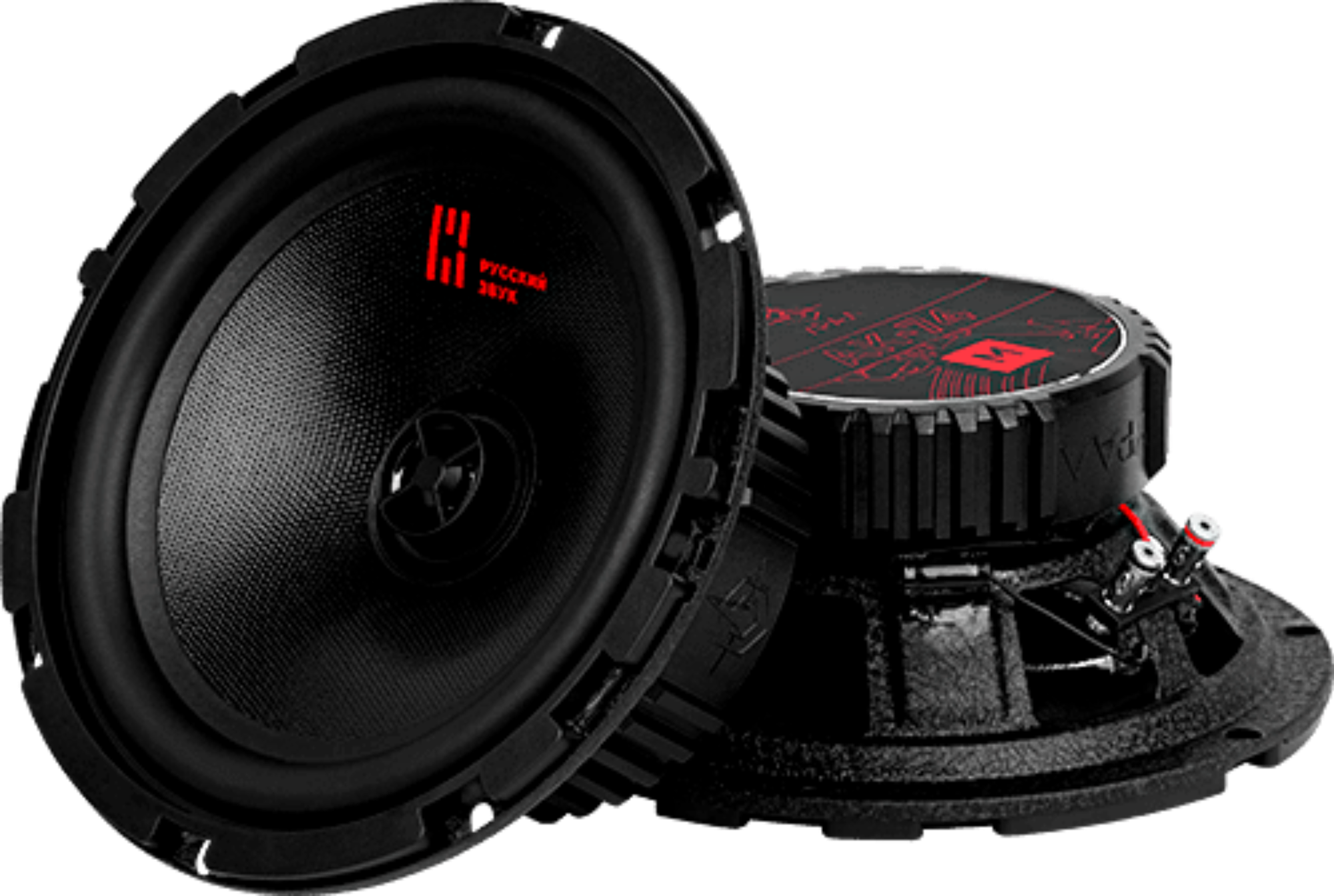 Автомобильная акустика урал АК-74 М, коаксиальная, двухполосная