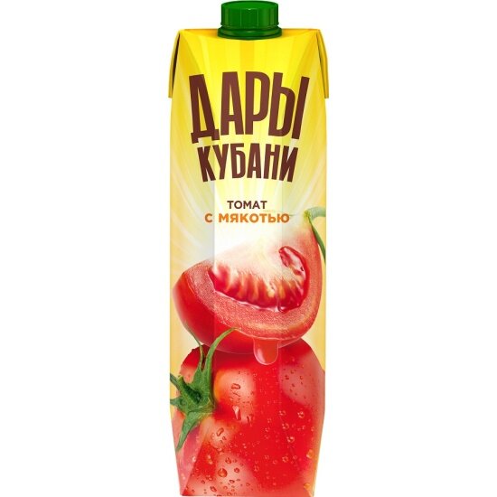 Нектар Дары Кубани Томатный с мякотью и солью 0,95 л