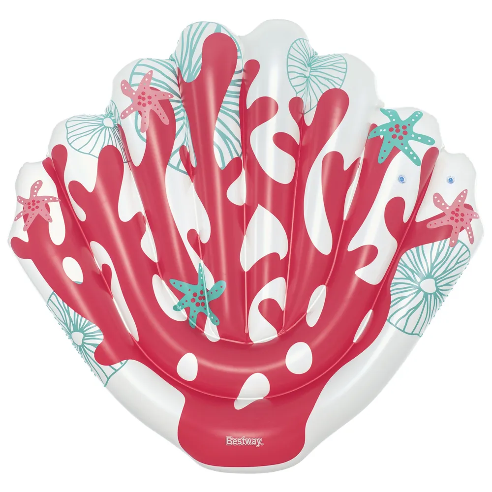 Надувной матрас для плавания Bestway 43724 "Coral Bliss", 186*153 см, до 180 кг