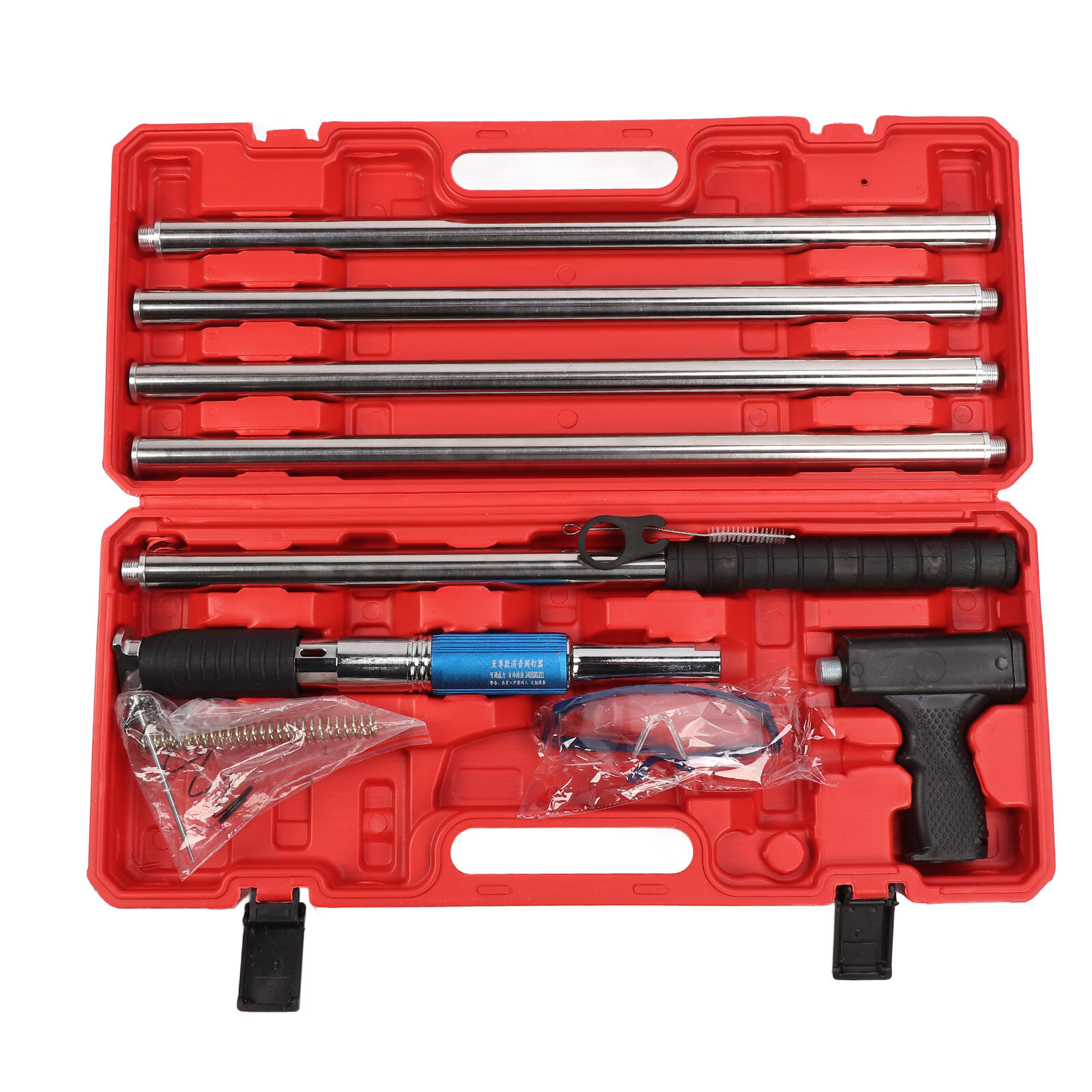 Строительный гвоздепистолет настенный 4 режима, низкий уровень шума, инструмент для крепления на бетонные стены с удлинительной штангой для монтажа потолка, характеристики и дополнительная информация