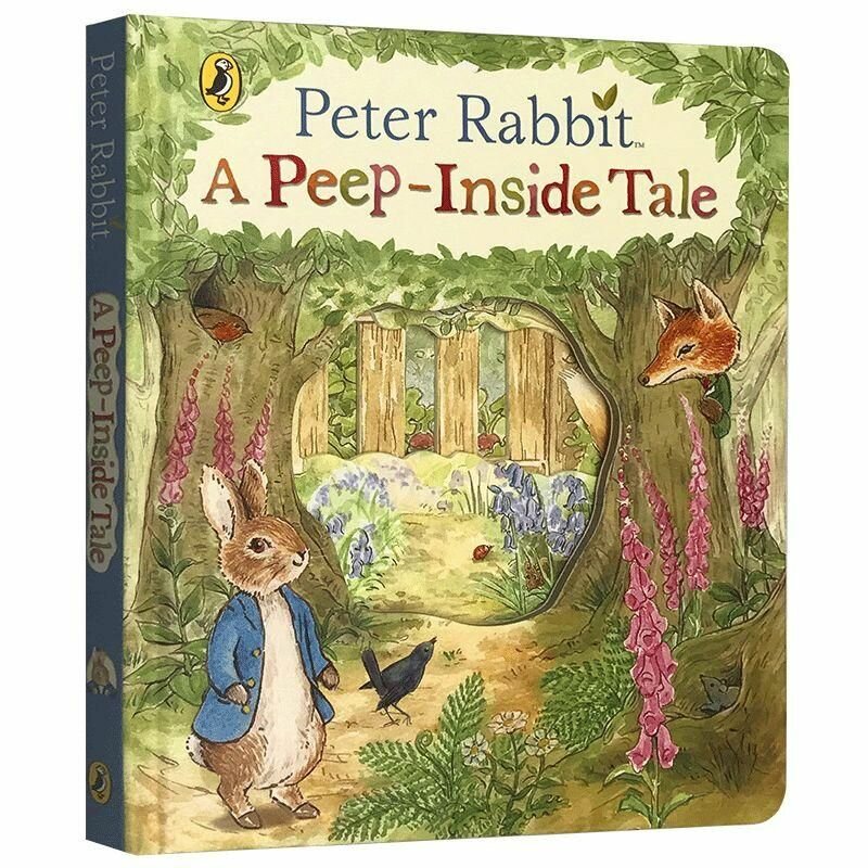 Peep Inside Peter Rabbit A Board book Colouring English Activity Story Book for Kids