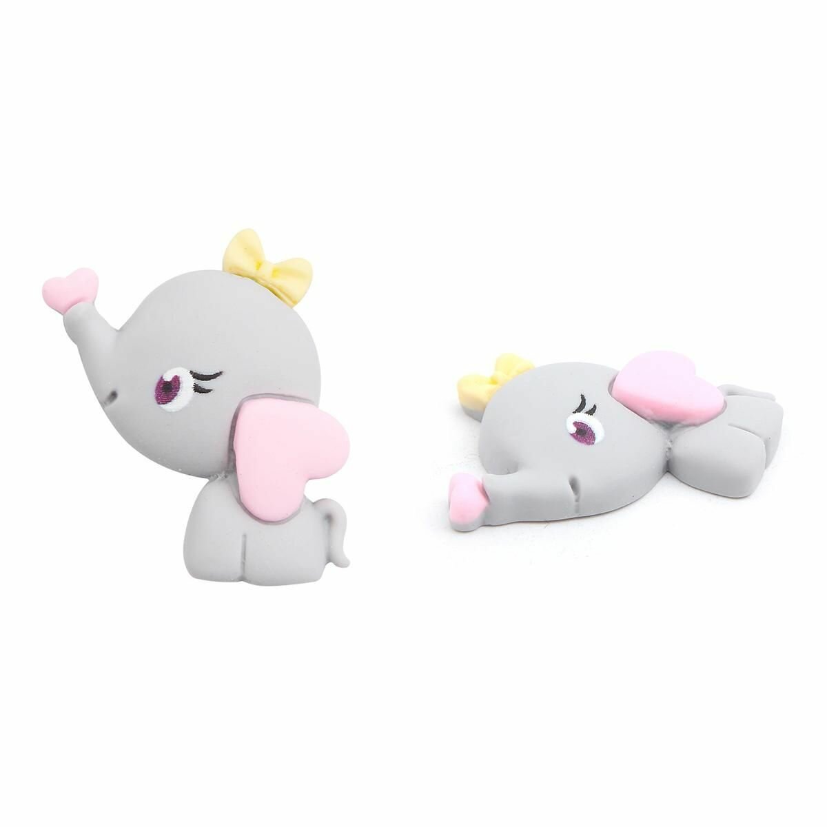 Декоративные элементы Dress It Up "Резиновые слоники", пластик, 3 шт
