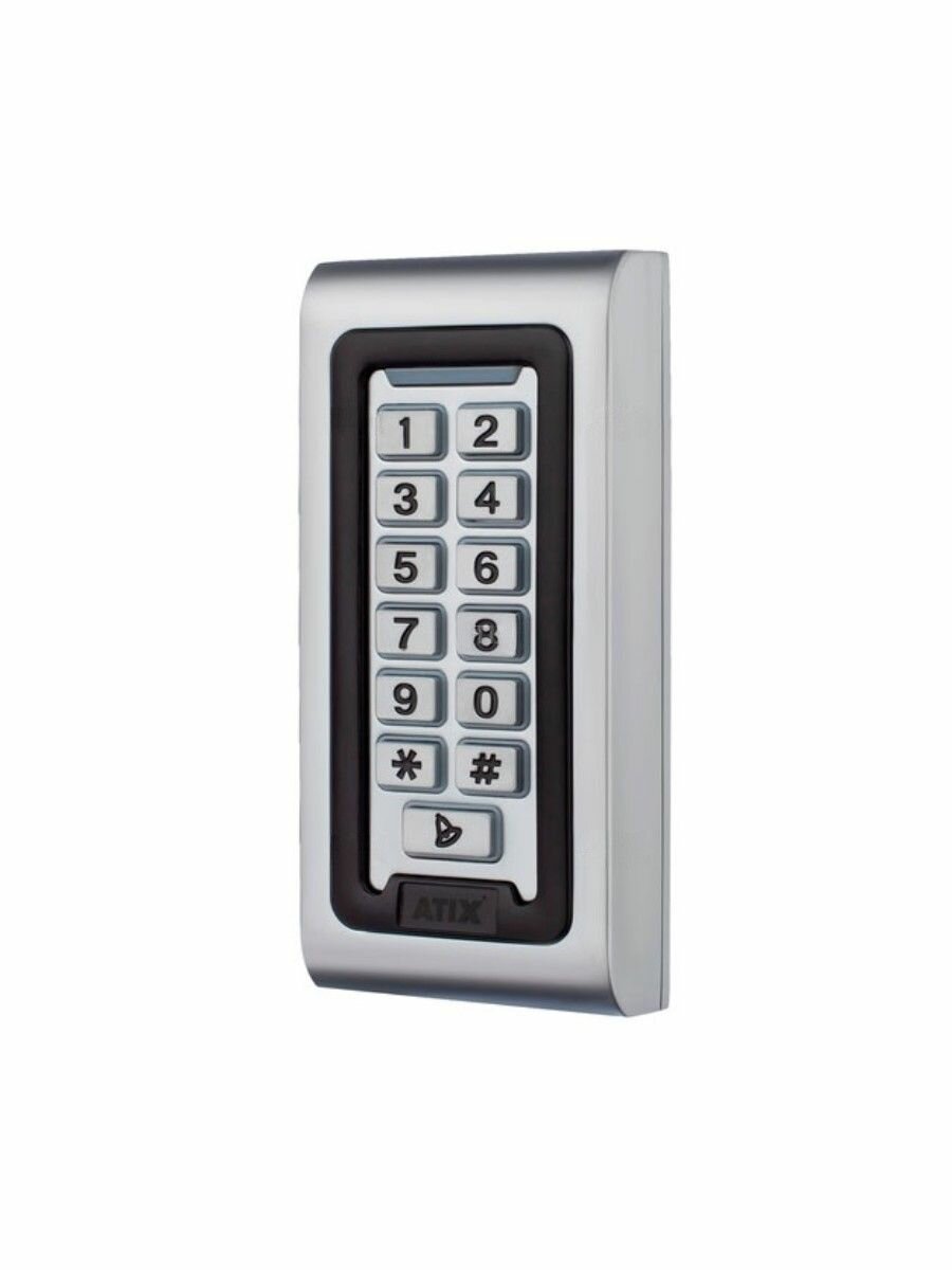 Антивандальная кодовая клавиатура ATIX AT-AC-CKR1-W/EM