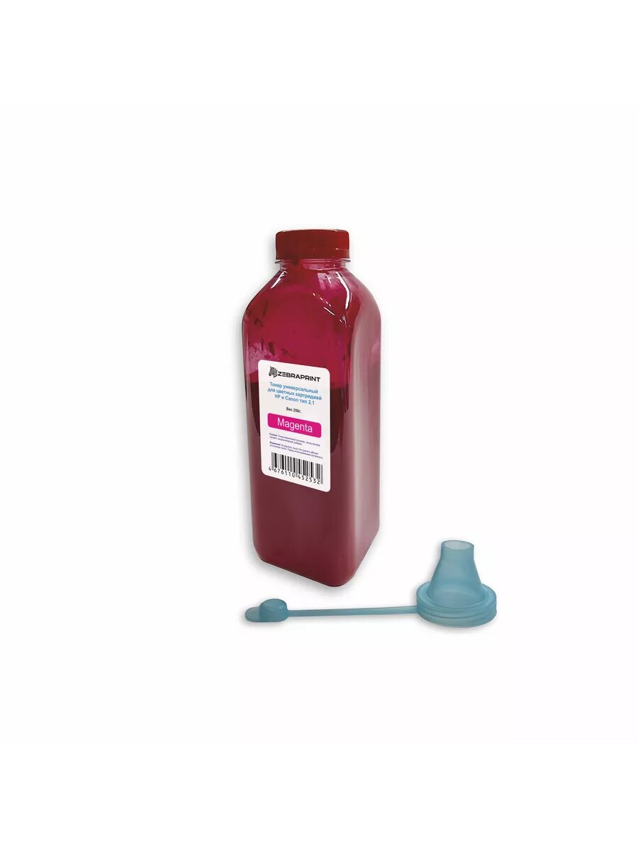 Тонер для цветных картриджей HP и Canon ( Пурпурный, 250г )