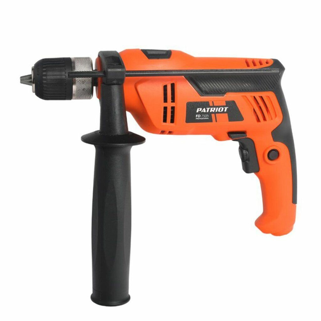 Дрель PATRIOT ударная, быстрозажимной патрон, 13 мм, 710 Вт, реверс, 1 скорость, 0-2800 об/мин
