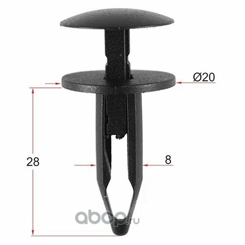 Клипса жабо GM (10 штук) Sat STM10949