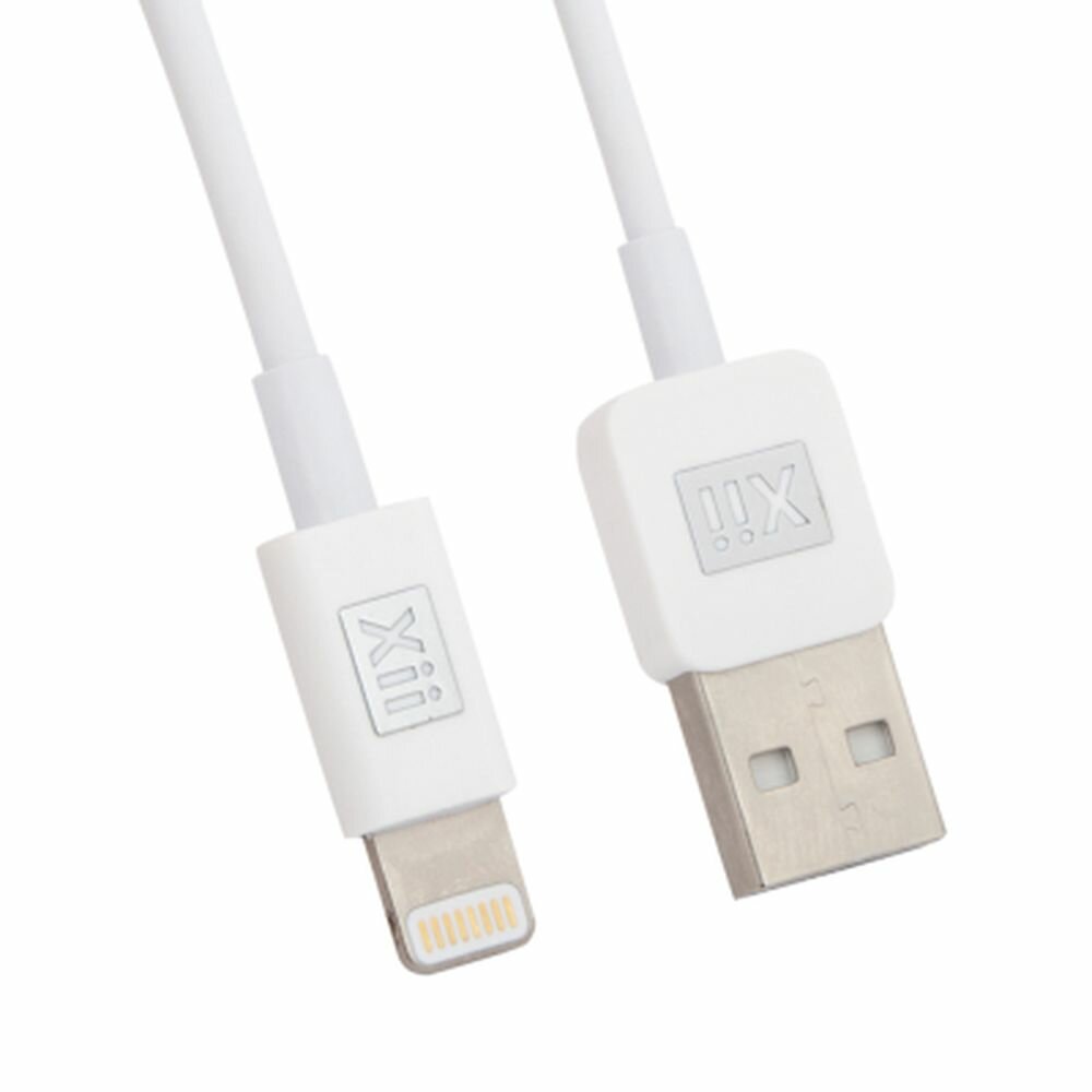 USB кабель Remax X001 LIBRA Lightning 8-pin, MFI, 1 метр, TPE, белый